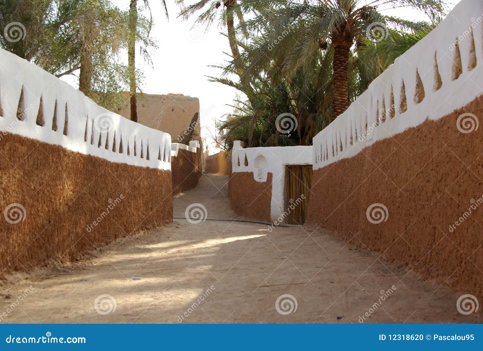 Street in Ghadames, Libya stock photo. Image of berber - 12318620