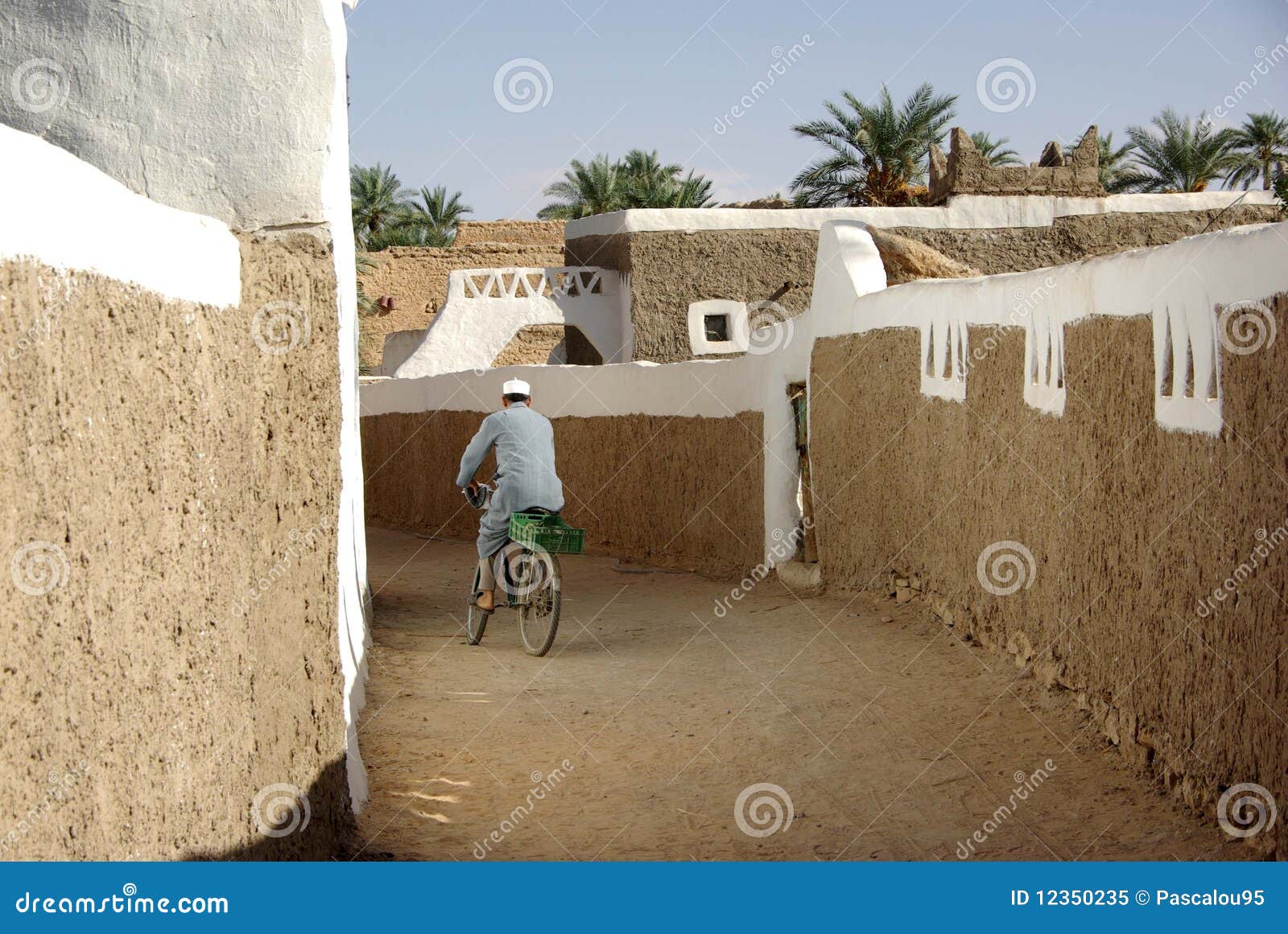 Street in Ghadames, Libya stock image. Image of architecture - 12350235