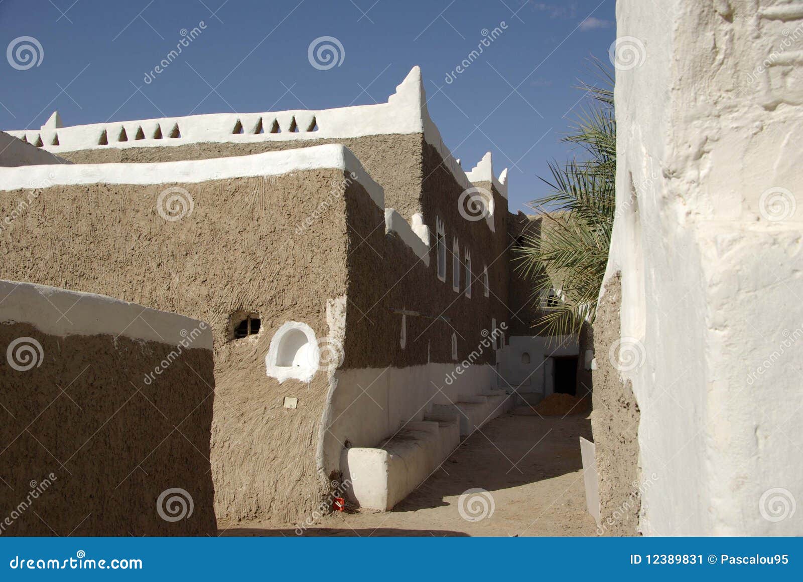 Street in Ghadames, Libya stock image. Image of building - 12389831
