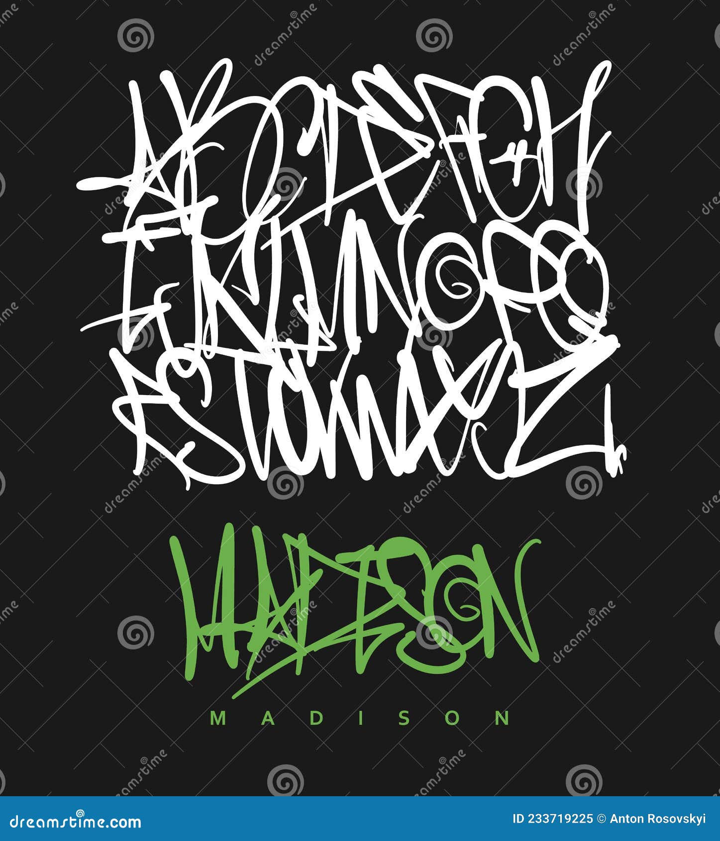 Tagging Graffiti Alphabet