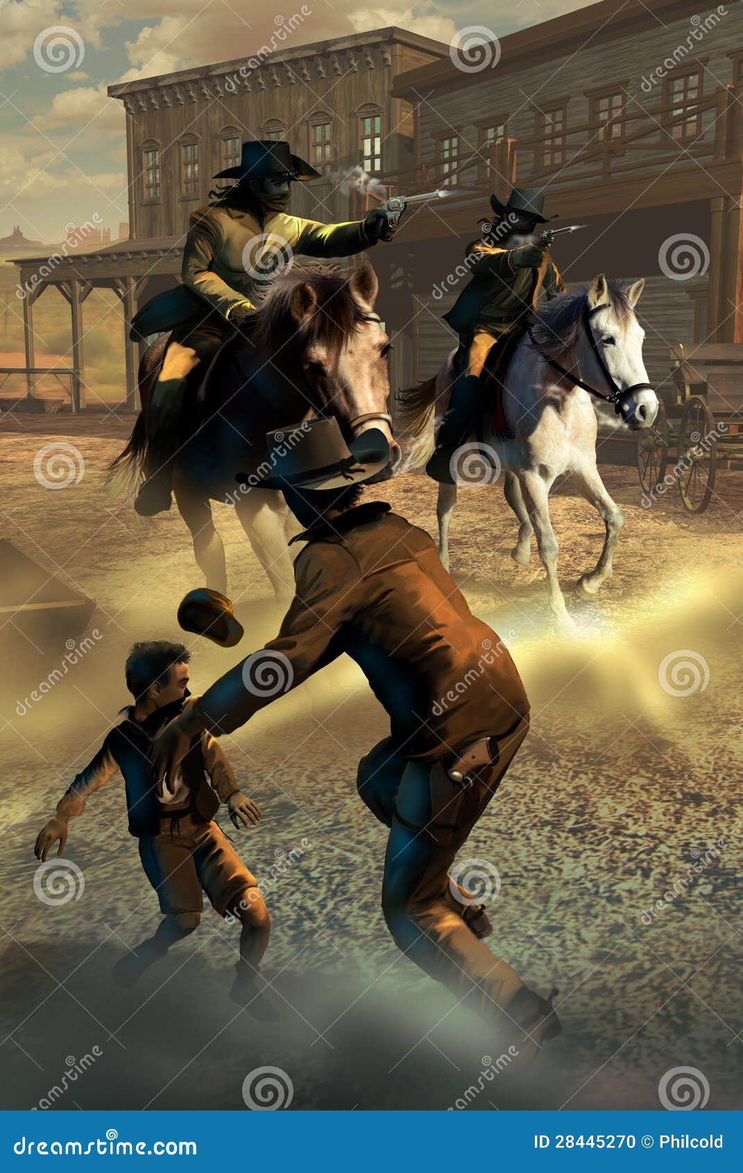 Street gunfire stock illustration. Illustration of fire - 28445270