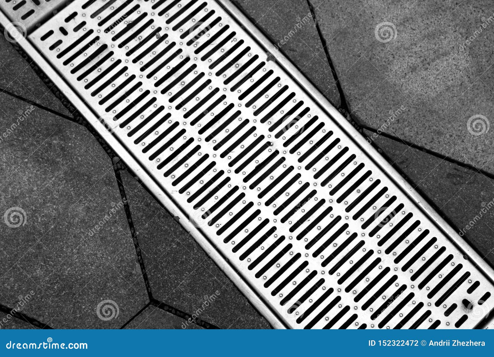 Street Gutter Of A Stormwater Drainage System. Royalty-Free Stock Image ...