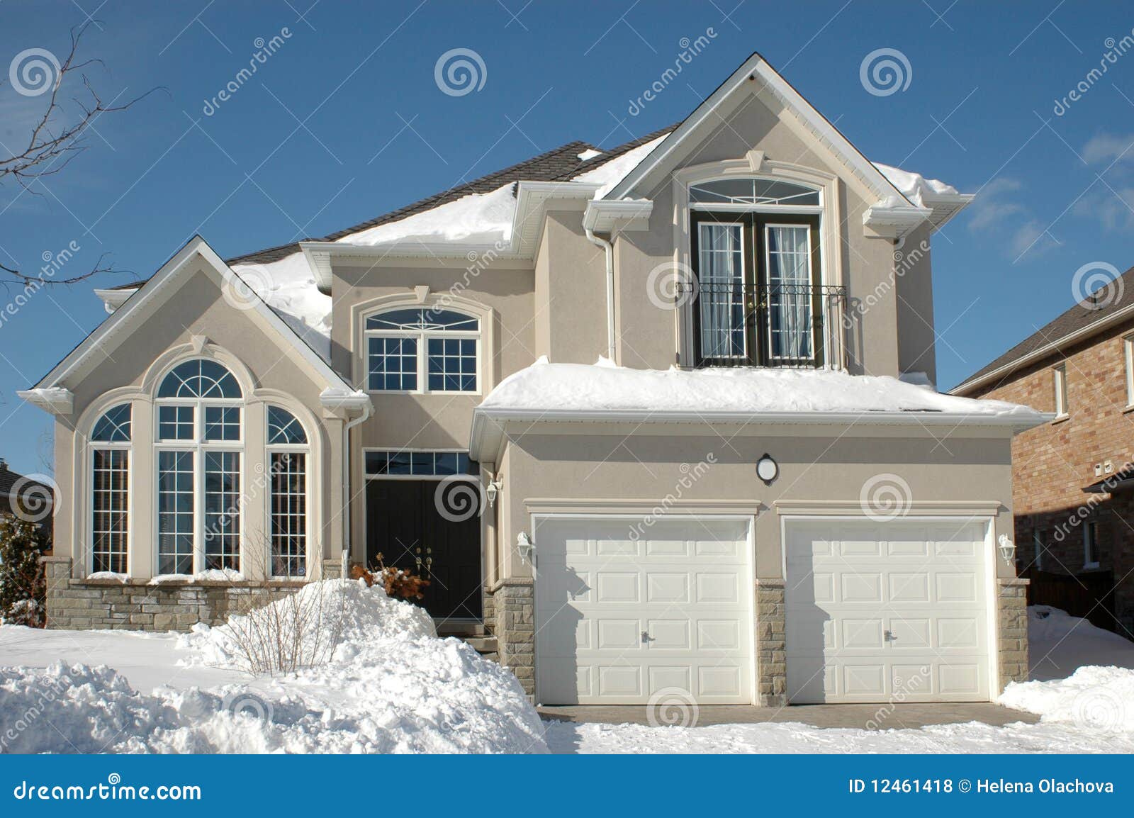 Street House stock photo. Image of white, development - 12461418