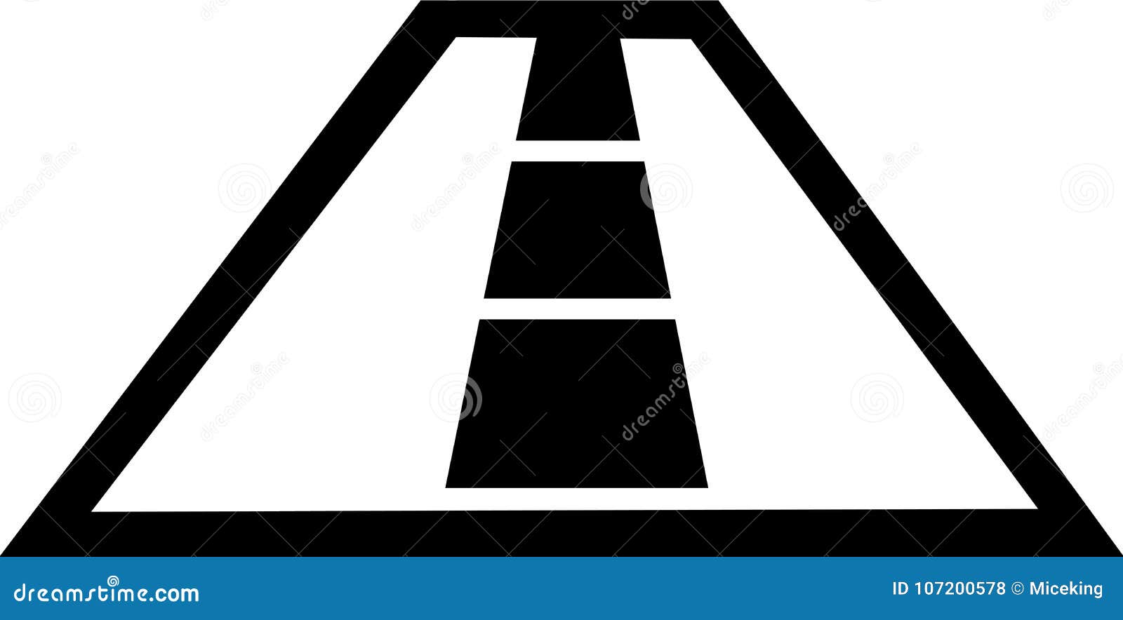 Street icon road stock vector. Illustration of street - 107200578