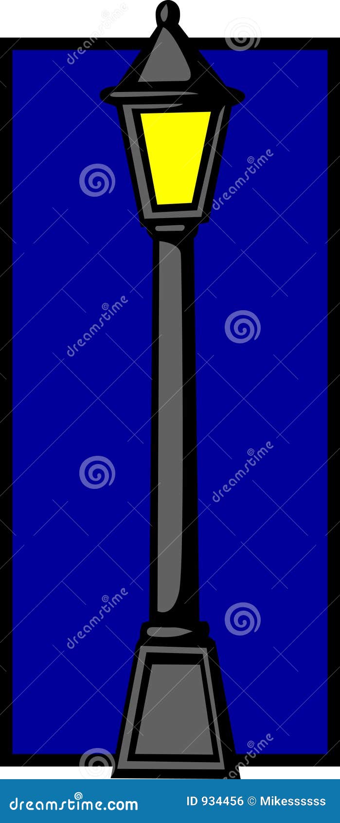 Street Illumination Light Pole. Vector Available Stock Vector ...