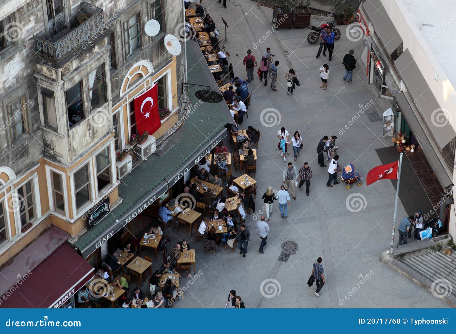 Street of Istanbul, Turkey editorial stock photo. Image of traditional ...