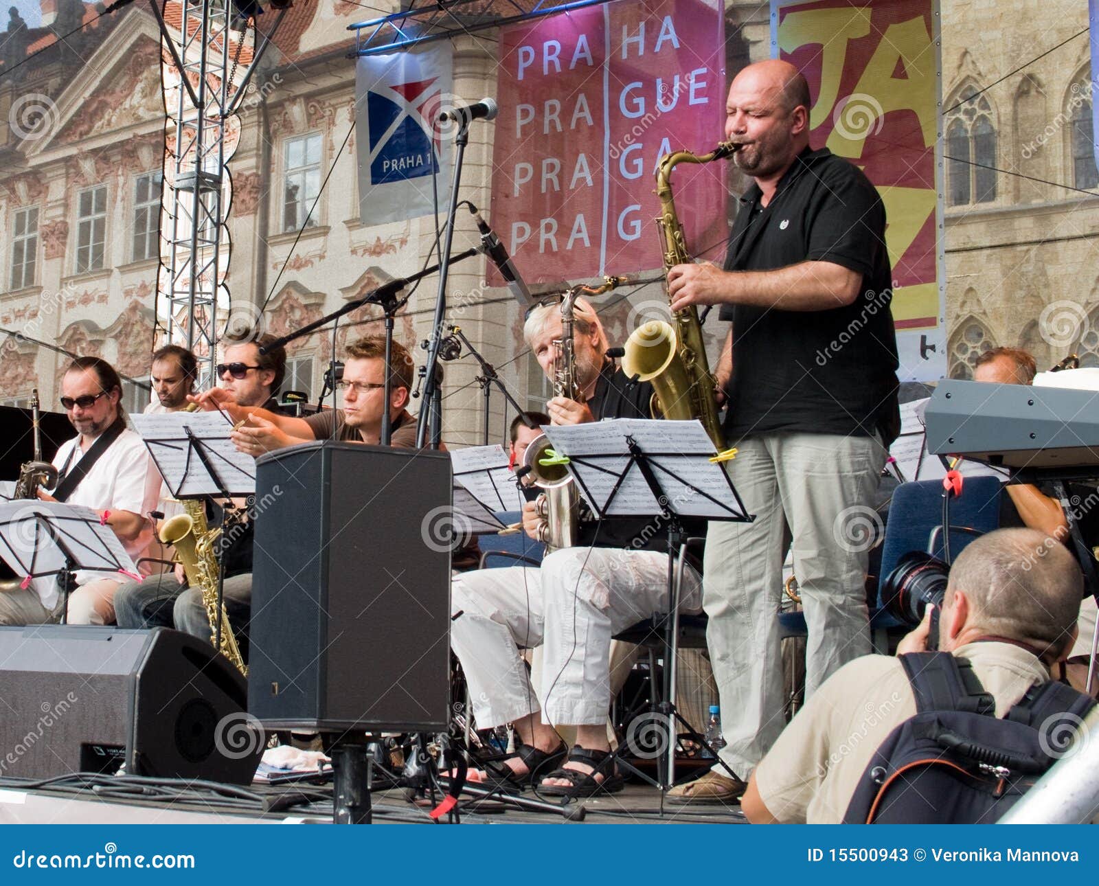 Street Jazz Concert editorial stock photo. Image of jazzman - 15500943