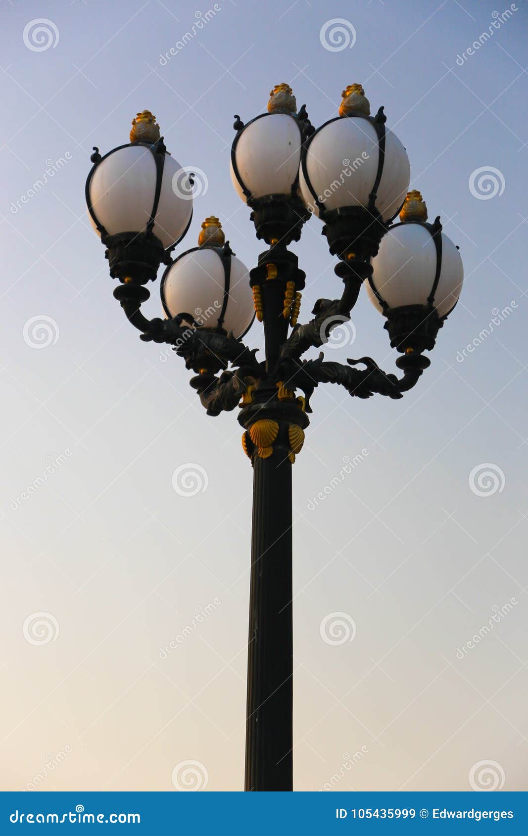 Street lamp stock image. Image of lamp, design, city - 105435999