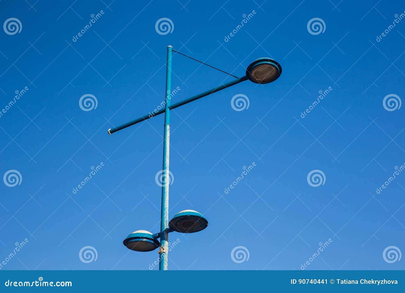 Street lamp outdoor stock image. Image of bulbs, landscape - 90740441