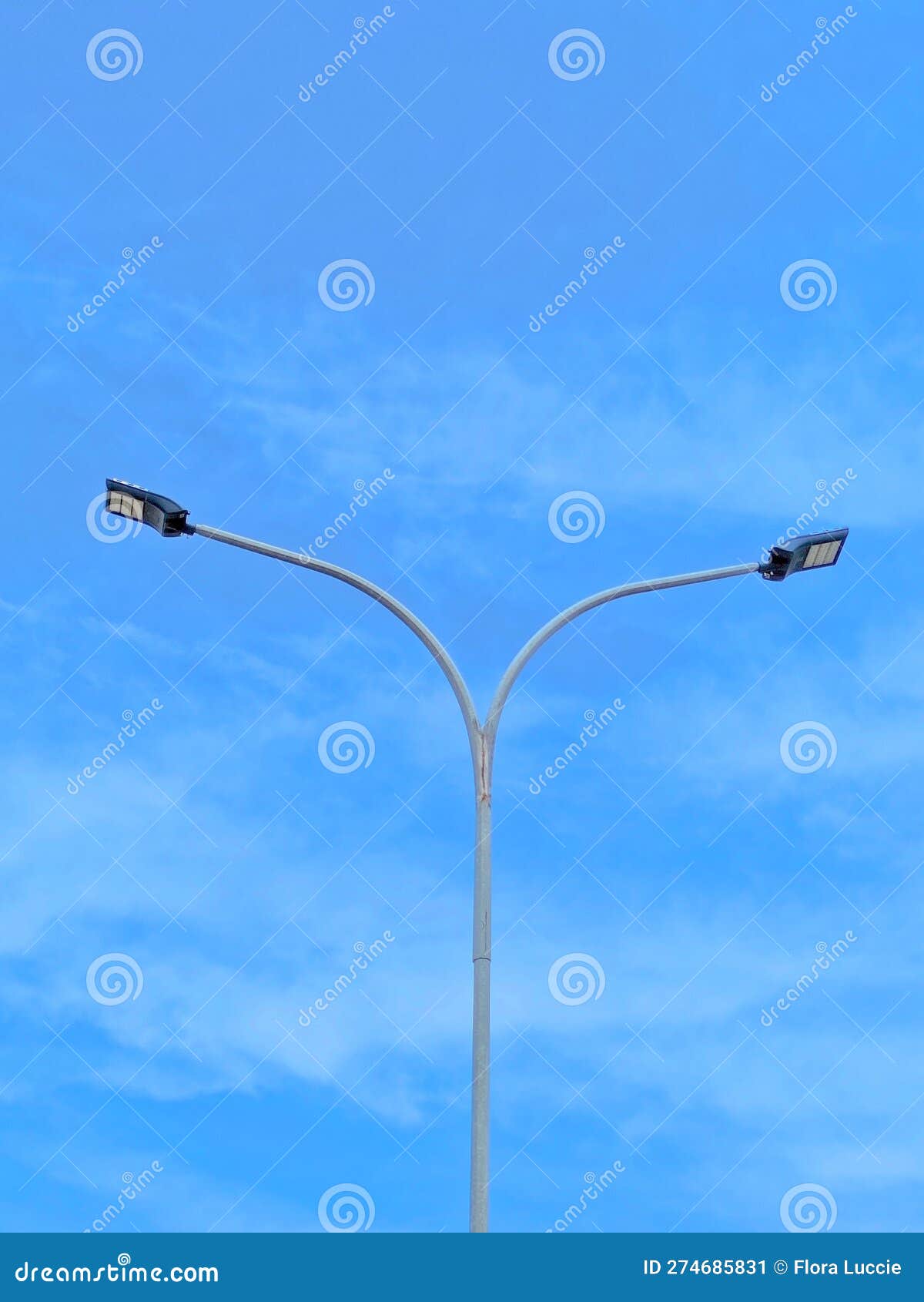 Street Lamp Poles during the Day Stock Image - Image of poles, street ...