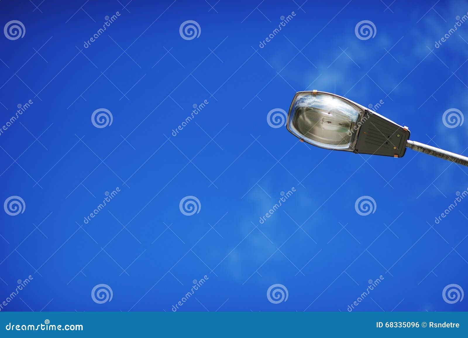 Street Lamp Post on Sky Background Stock Photo - Image of blur, light ...