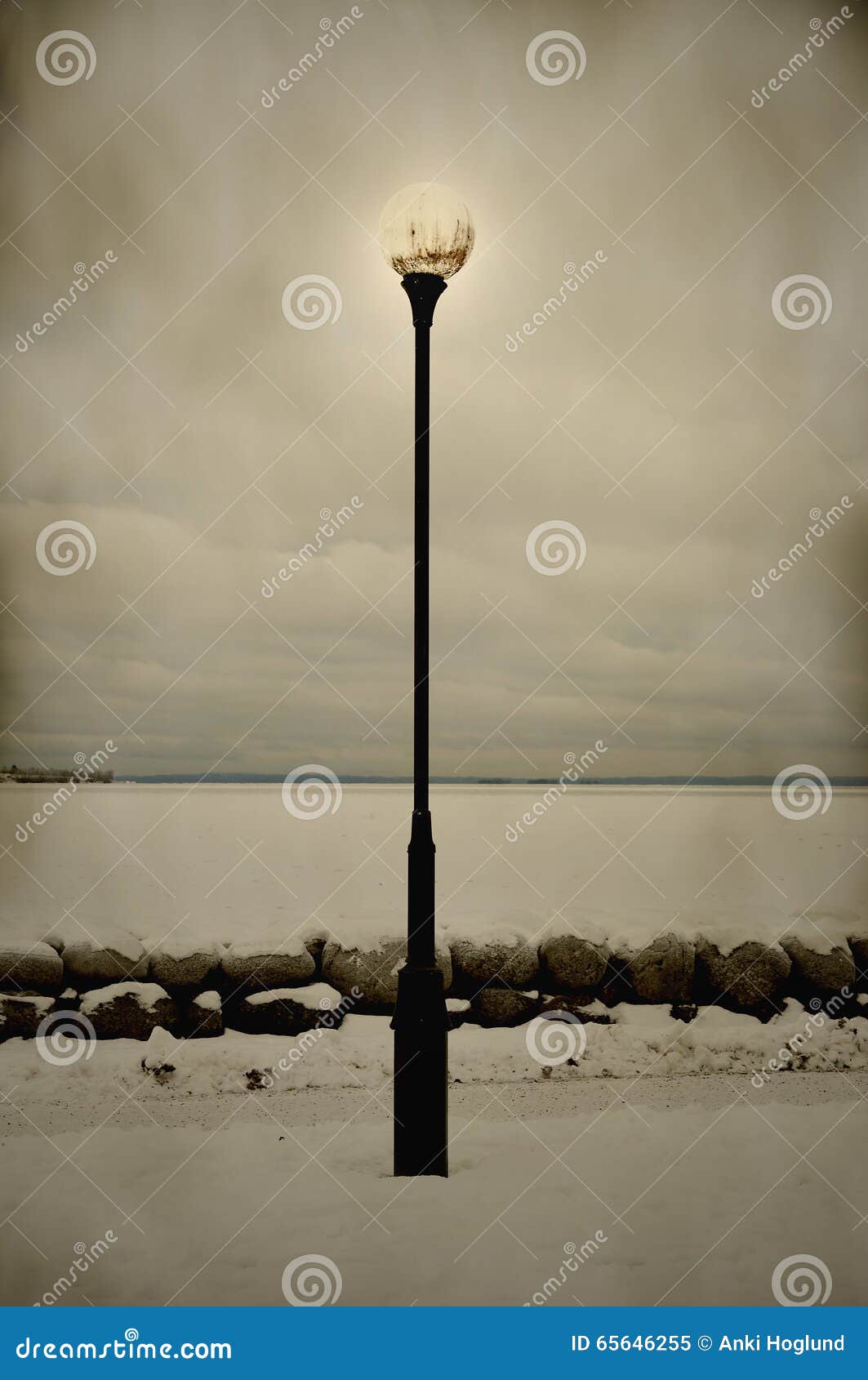 Street lamp stock image. Image of solitude, adriatic - 65646255