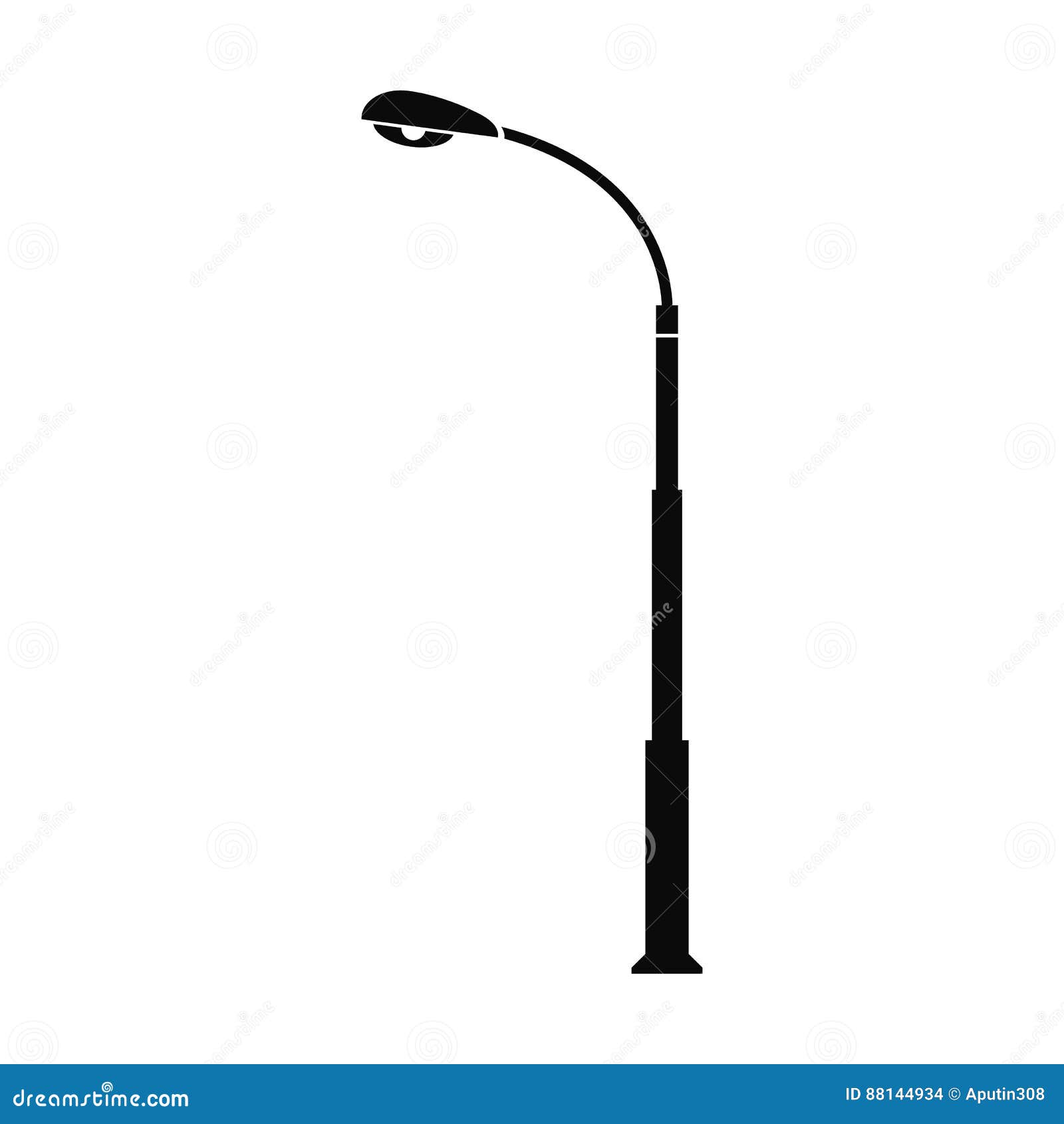 Street Lamppost Vector Illustration Stock Vector - Illustration of ...