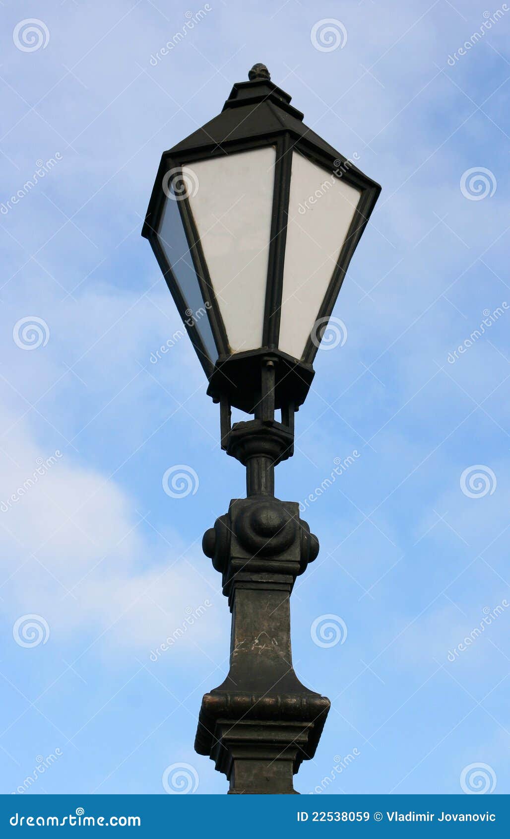 Street lantern stock image. Image of glass, iron, detail - 22538059