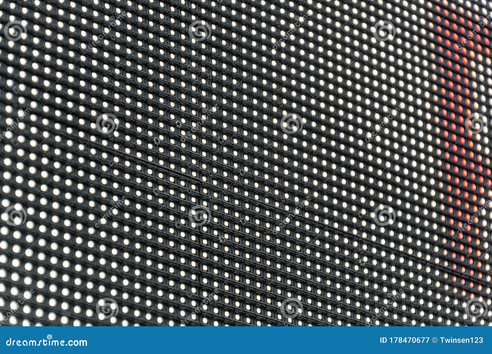 Street LED Information Screen Close-up. LED Panel Stock Image - Image ...