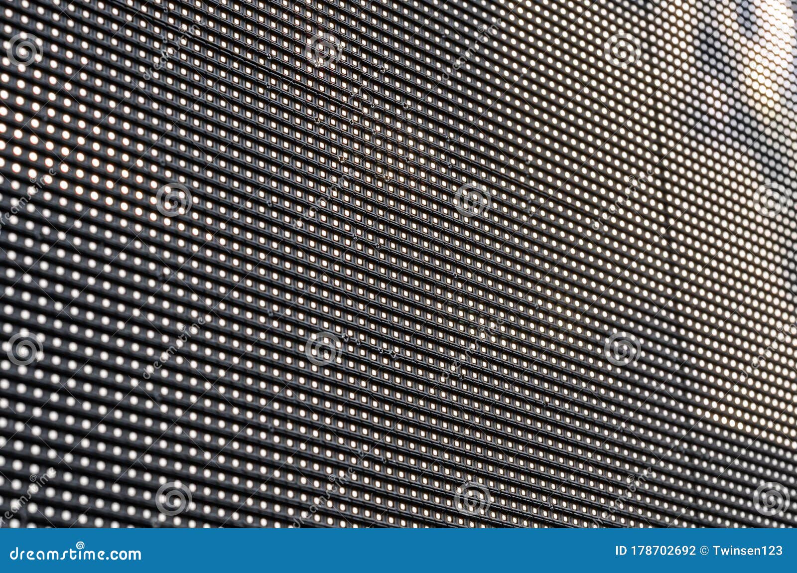 Street LED Information Screen Close-up. LED Panel Stock Photo - Image ...