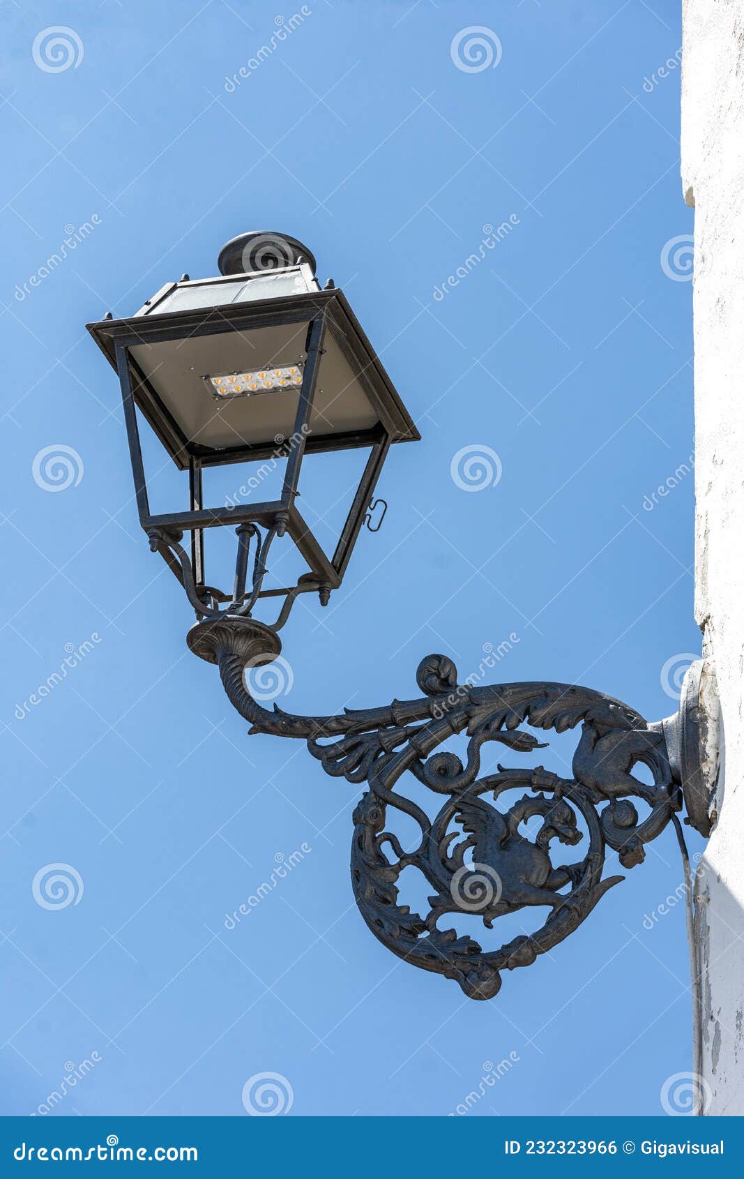 Street Led Light Classic Ornamental Stock Photo - Image of metal ...