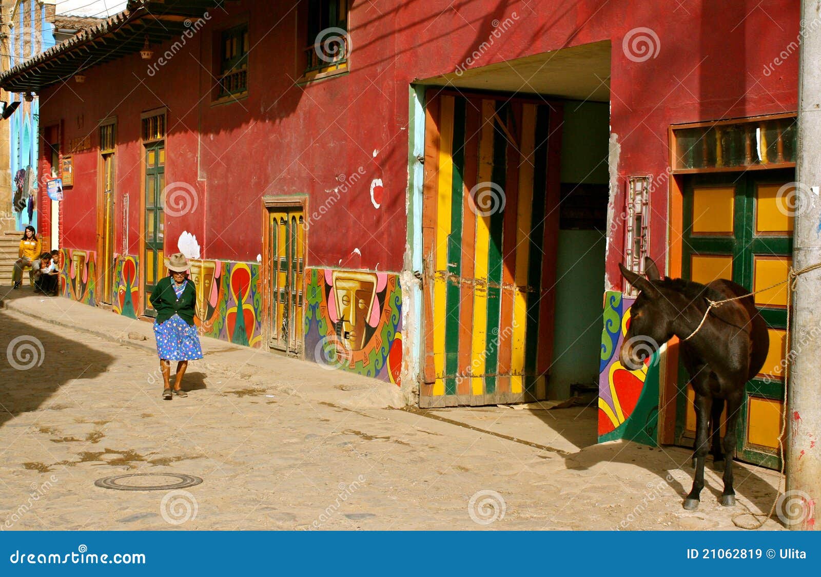 Street Life in Rural Colombia Editorial Stock Image - Image of ...