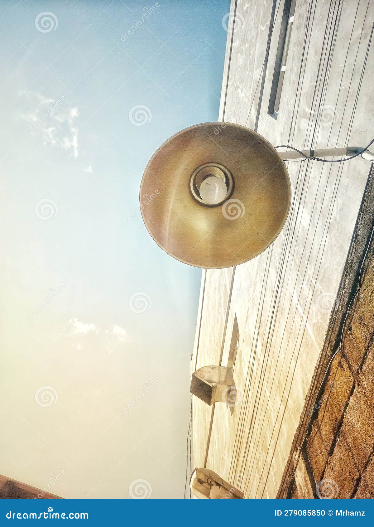 Street Light beside the Building Stock Photo - Image of photografi ...