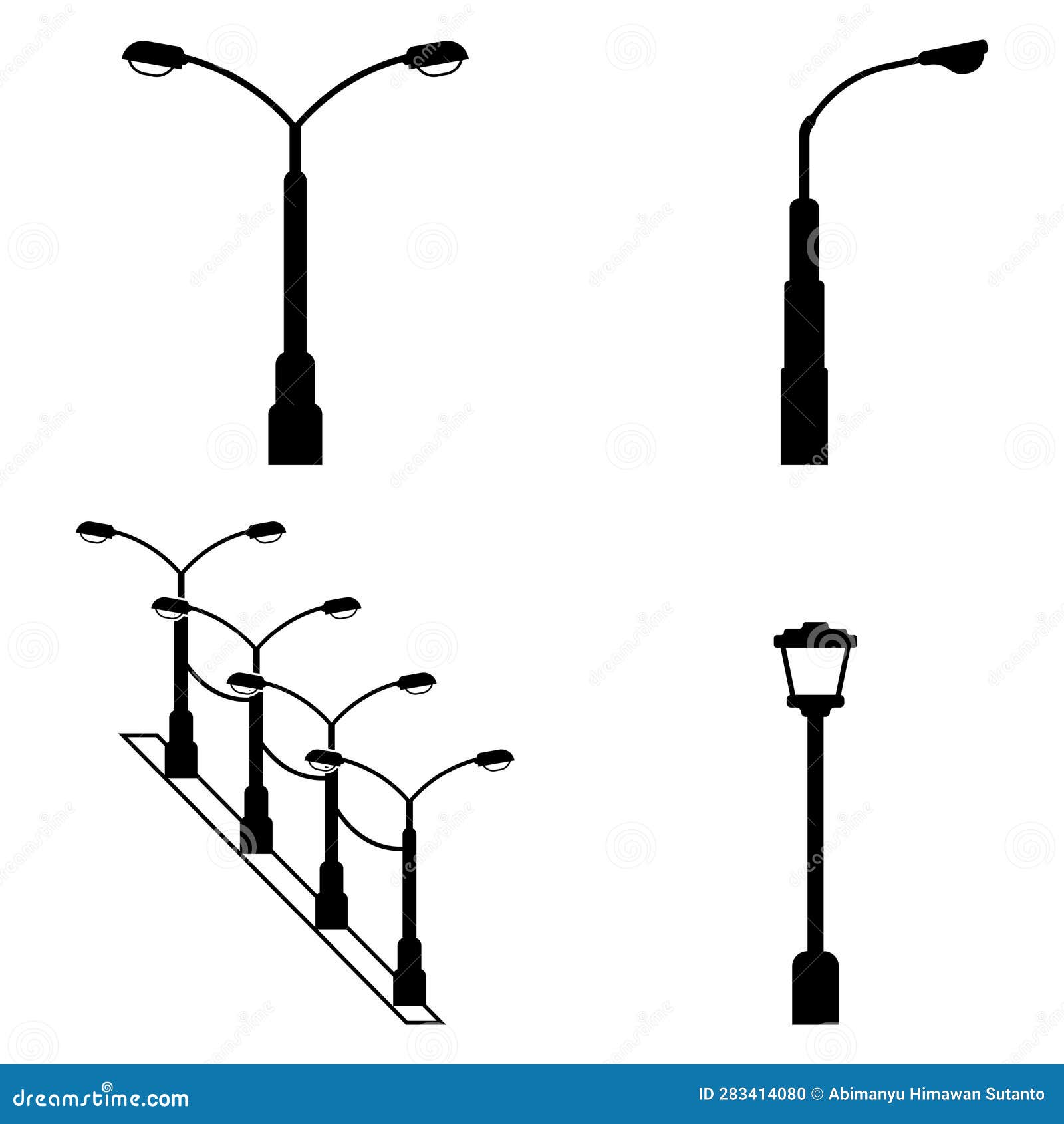 Street light icon vector stock vector. Illustration of collection ...
