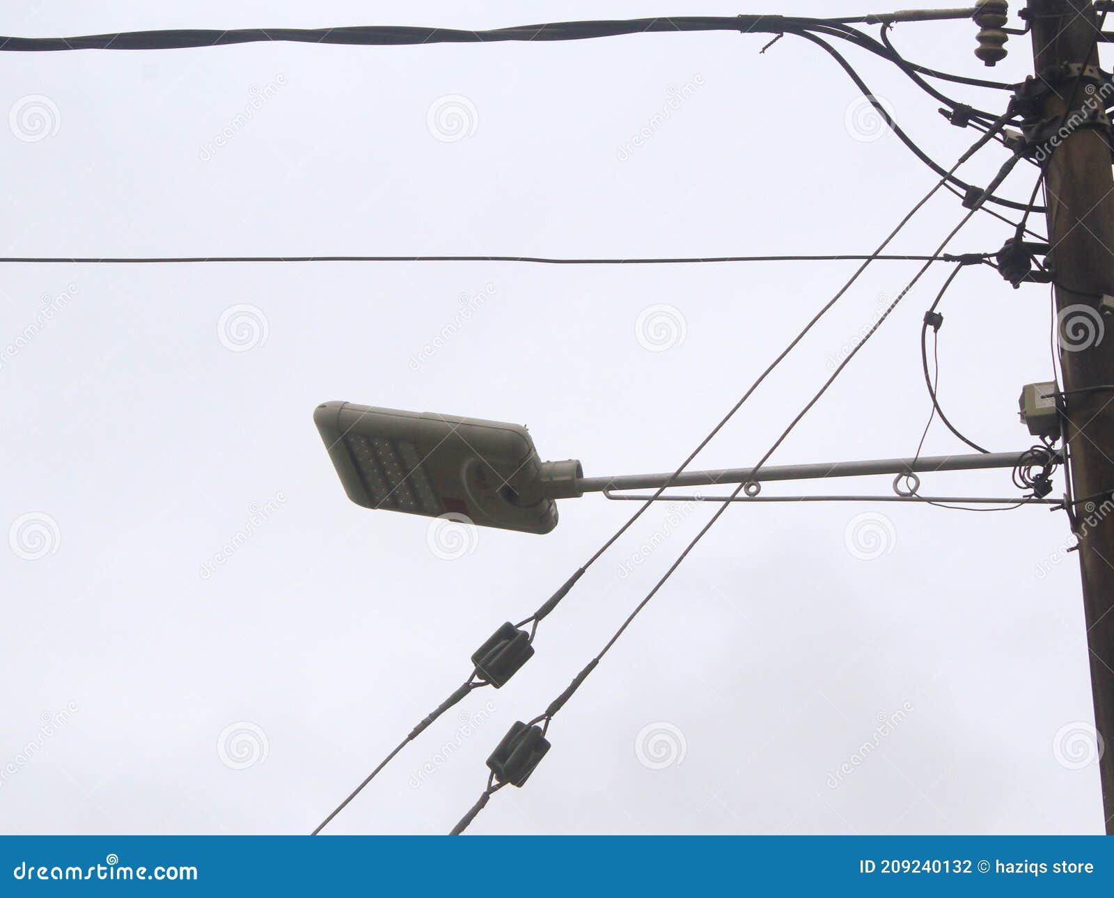 Street light stock photo. Image of malaysia, morning - 209240132