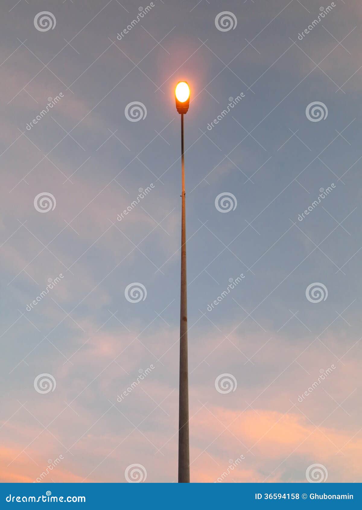 Street light sunset stock photo. Image of orange, dusk - 36594158