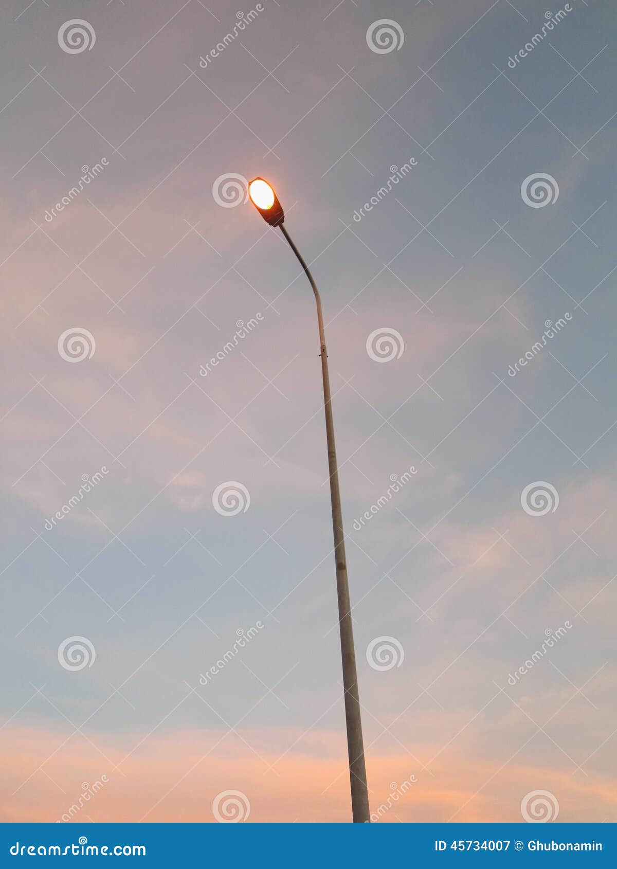 Street light sunset stock image. Image of mall, black - 45734007