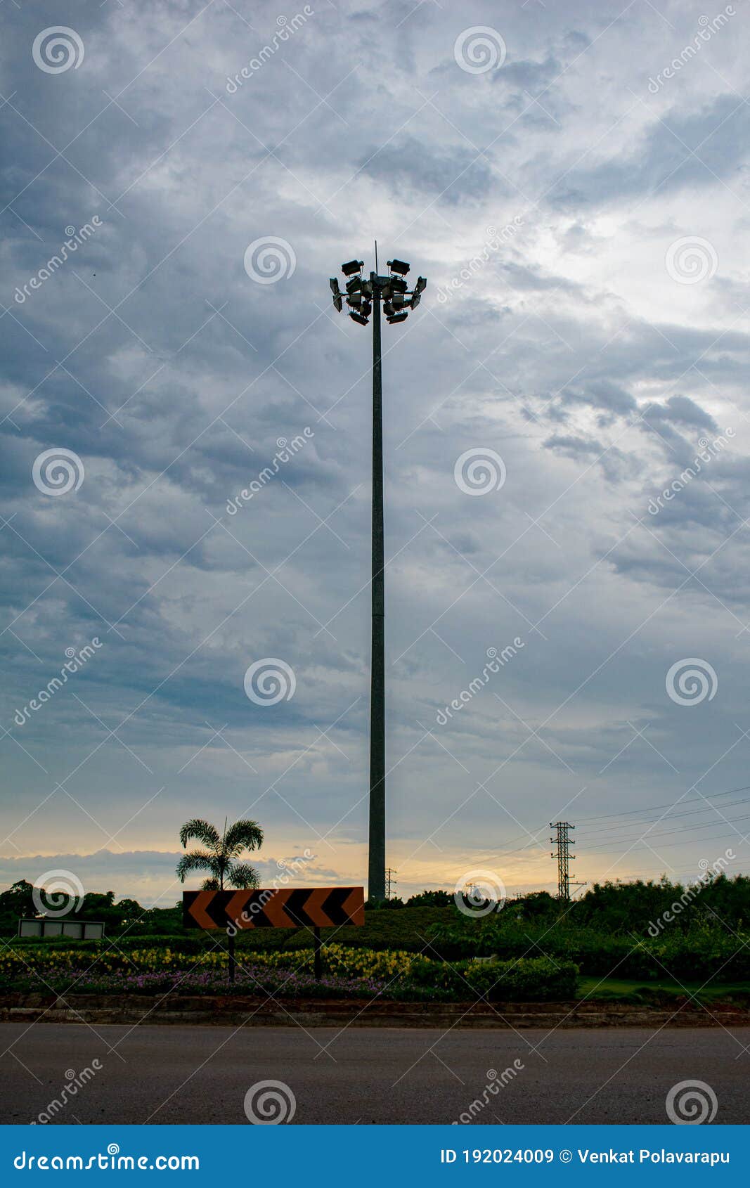 Street light stock image. Image of clouds, electric - 192024009