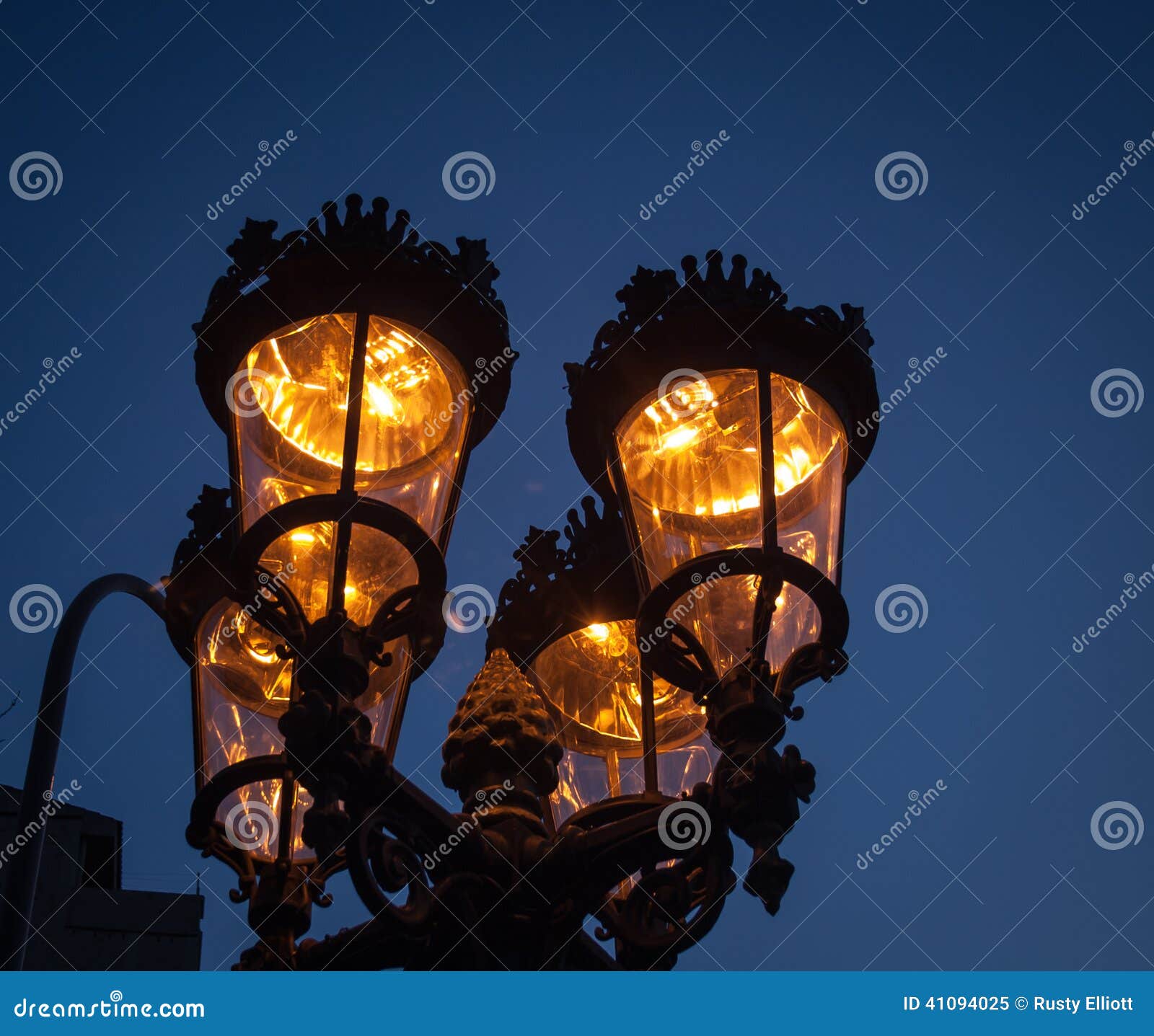 Street light stock image. Image of streetlamp, design - 41094025