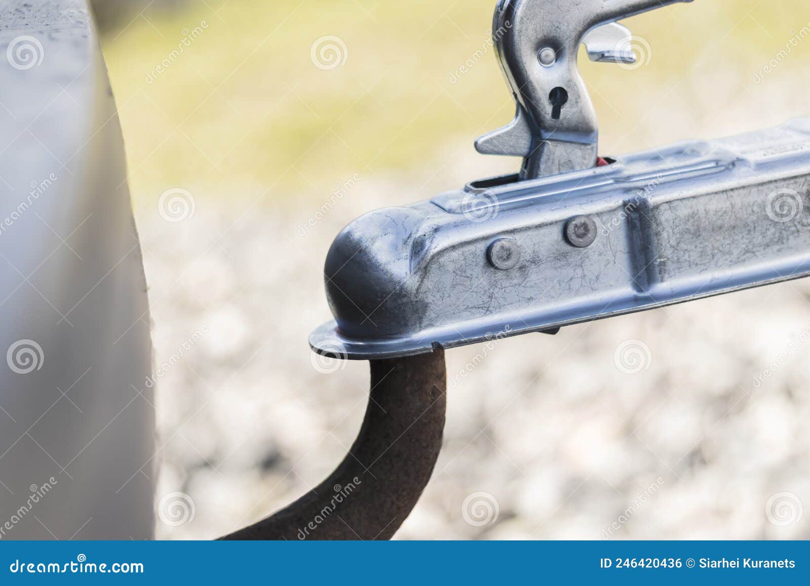 Coupling Hook From An Old Steam Locomotive Royalty-Free Stock Image ...