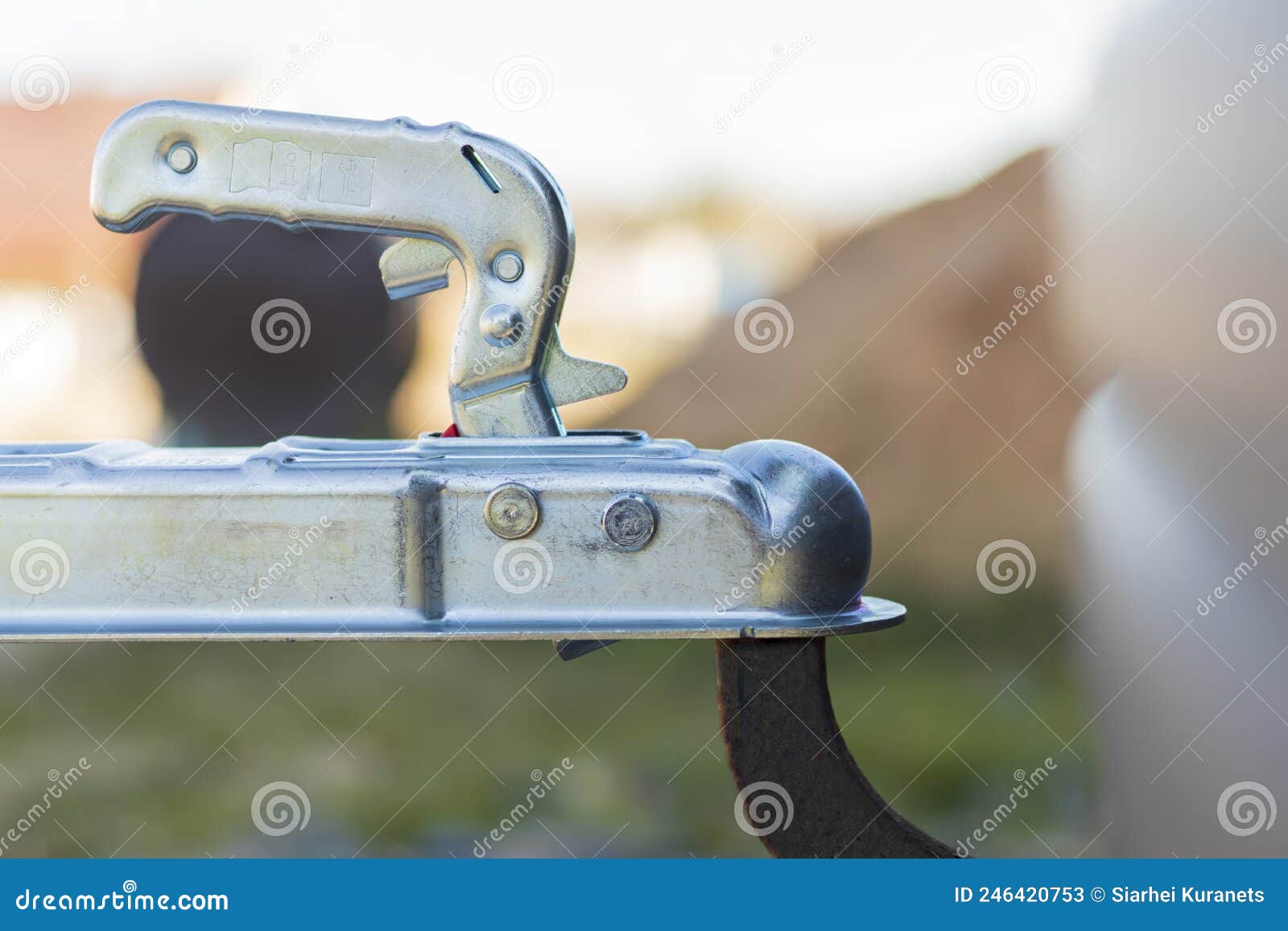 Coupling Hook From An Old Steam Locomotive Royalty-Free Stock Image ...