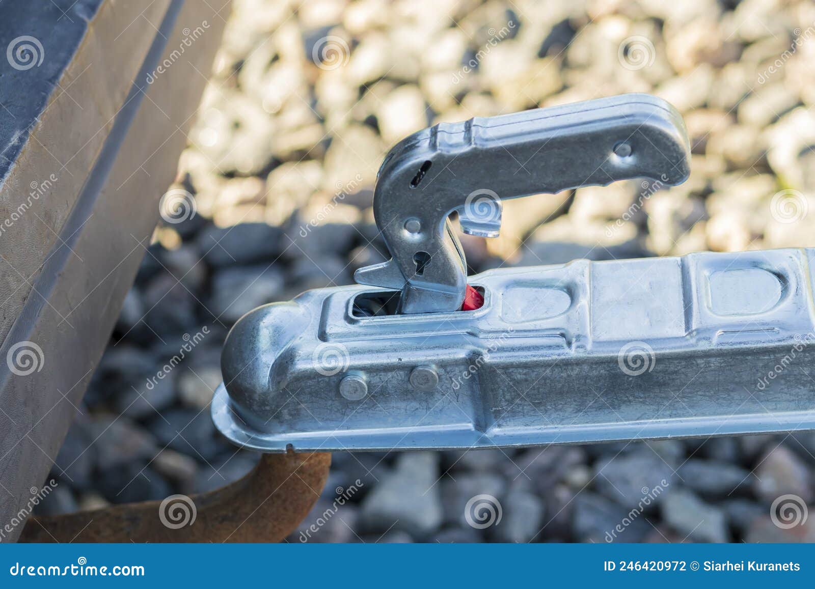 Coupling Hook From An Old Steam Locomotive Royalty-Free Stock Image ...