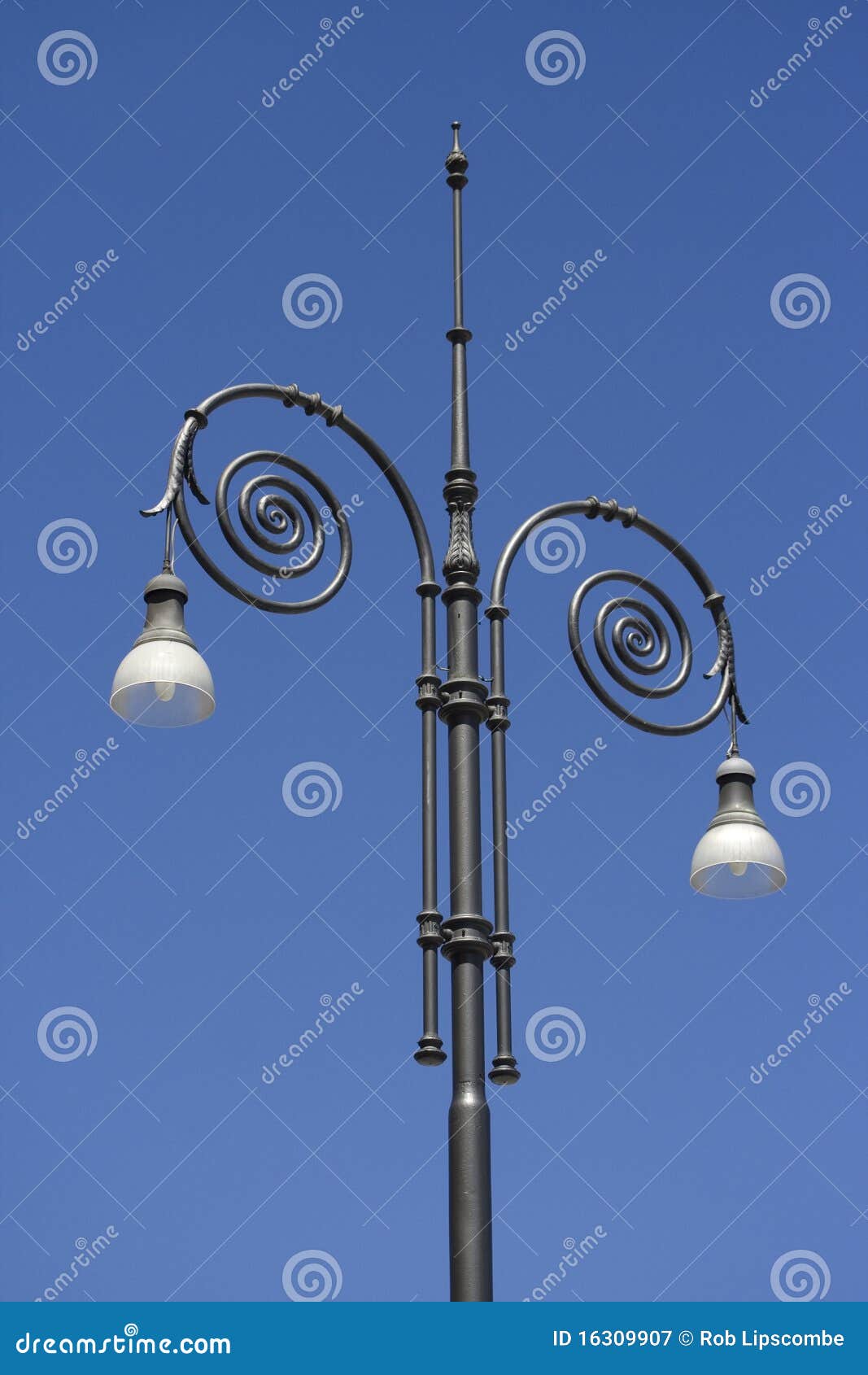 Street Lights. stock image. Image of bulbs, tall, round - 16309907