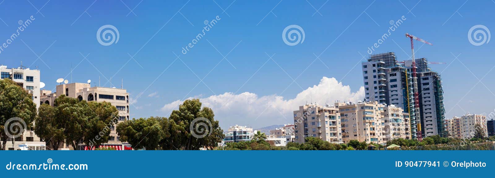 Street in Limassol editorial photo. Image of travel, central - 90477941