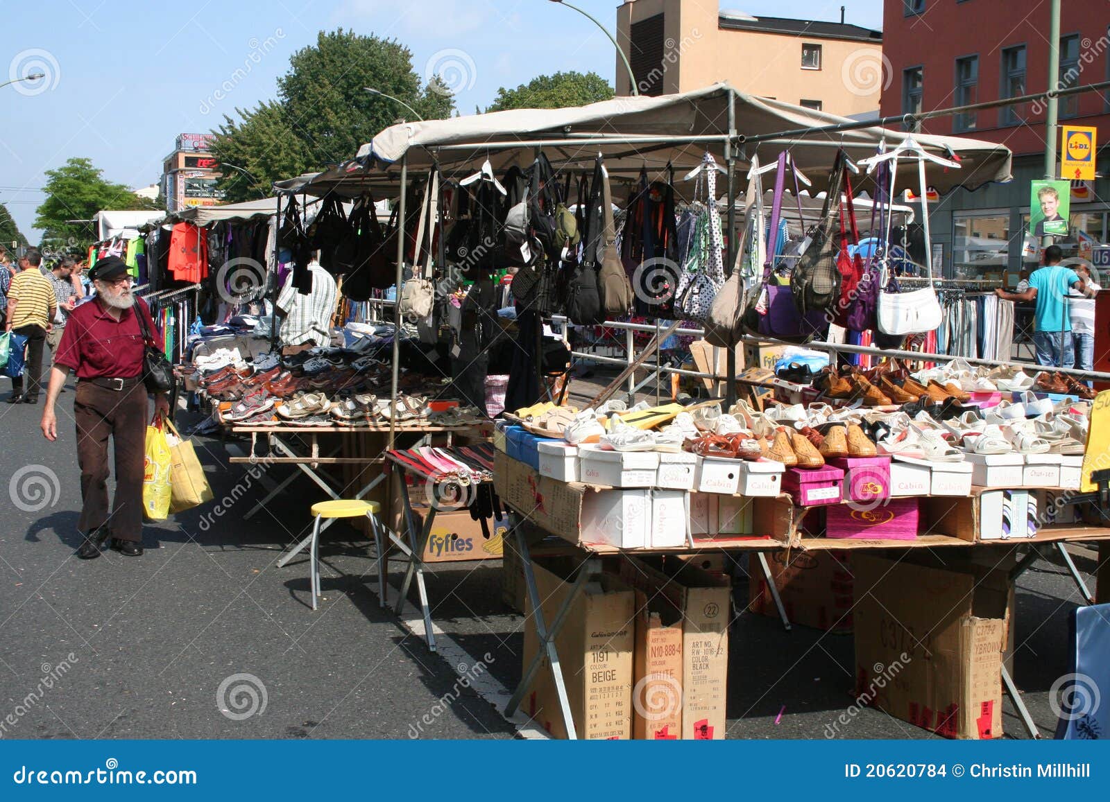 Street Market Scene editorial stock image. Image of german - 20620784