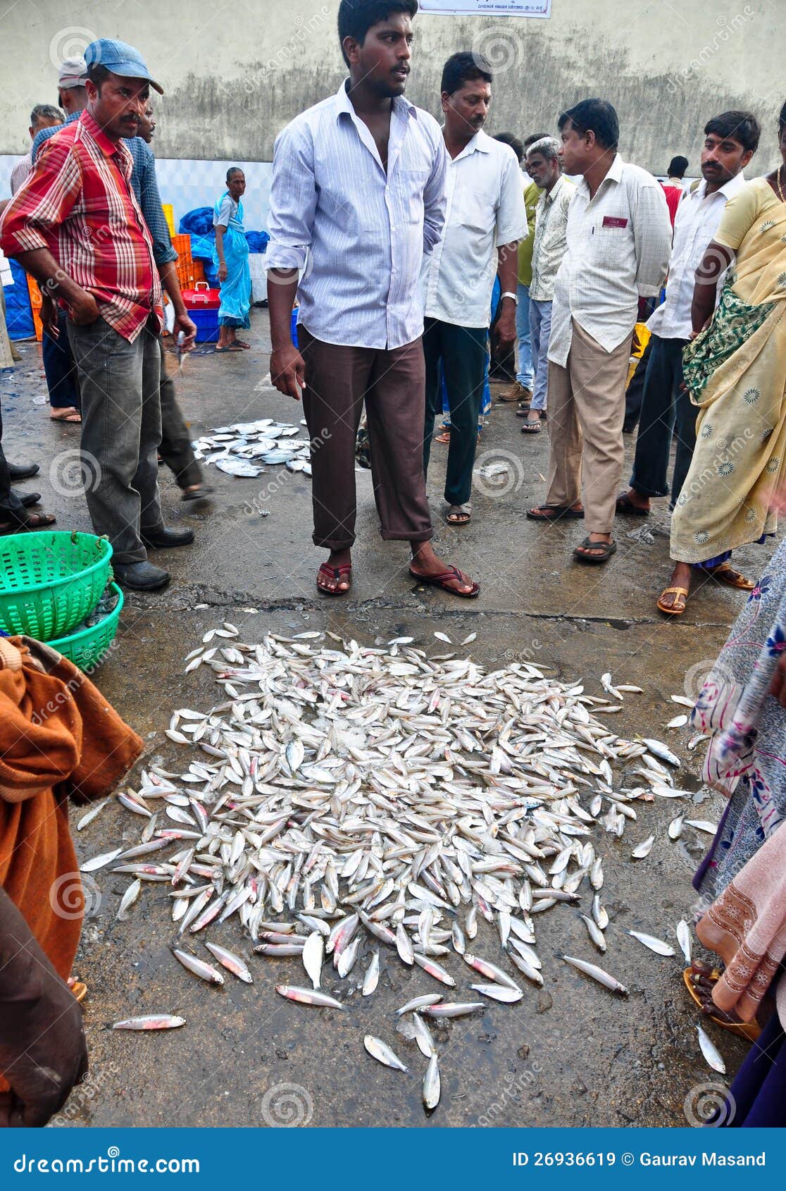 Street Market Selling Fish editorial stock image. Image of knife - 26936619