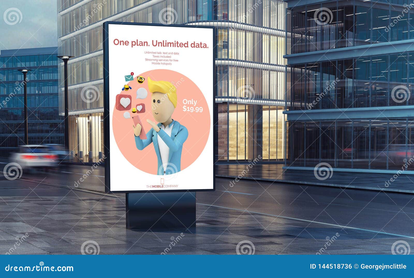 Street Marketing And Promotion Concept Of Landing Page With Promoters ...