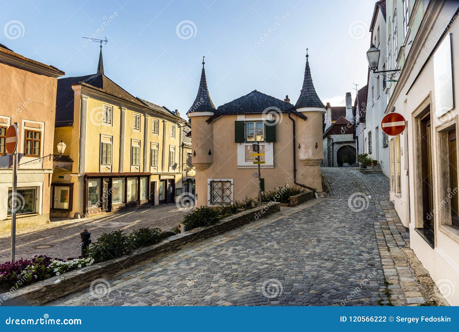 Street in Melk Town in Austria Stock Photo - Image of history, austria ...