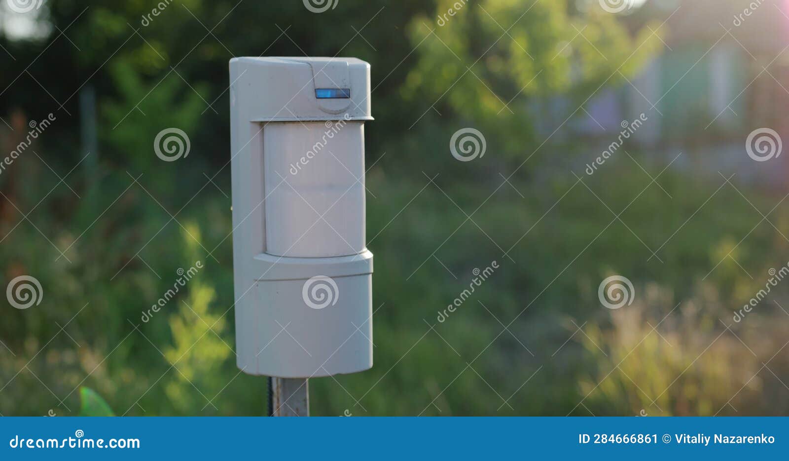 Street Motion Sensor Installed in the Field Stock Video - Video of ...