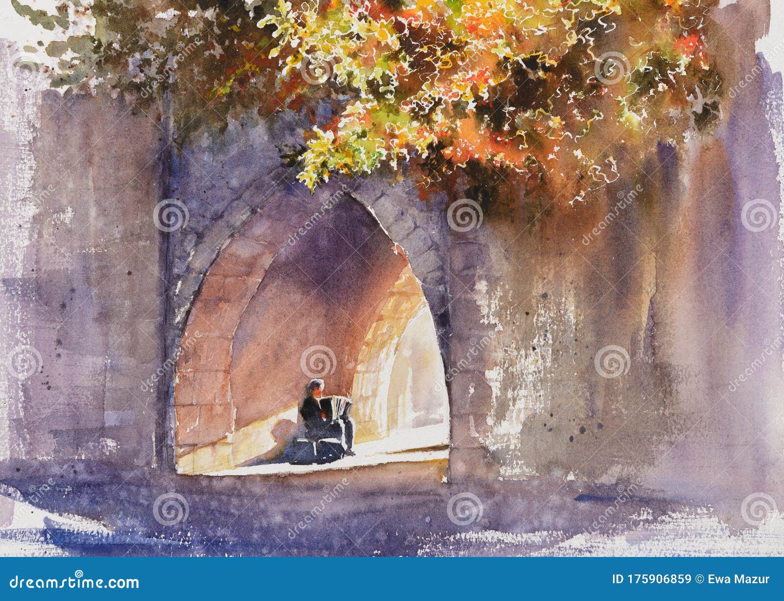 Street musician stock image. Image of drawing, isolated - 175906859 Street musician stock image. Image of drawing, isolated - 175906859