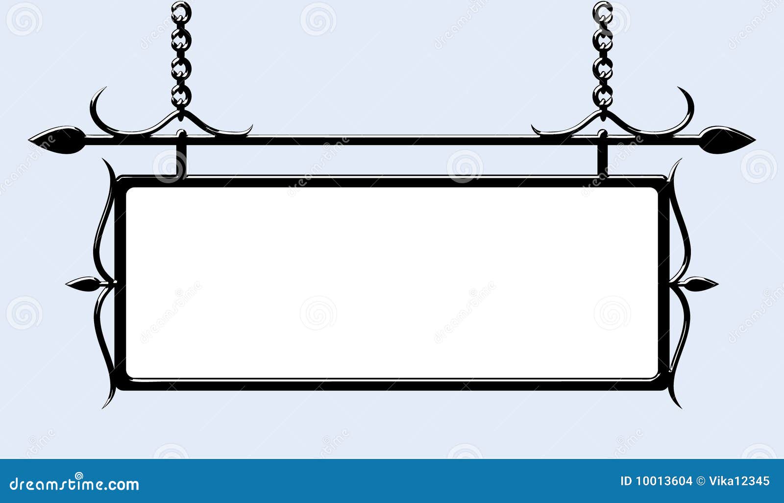 Street notice board stock vector. Illustration of clear - 10013604