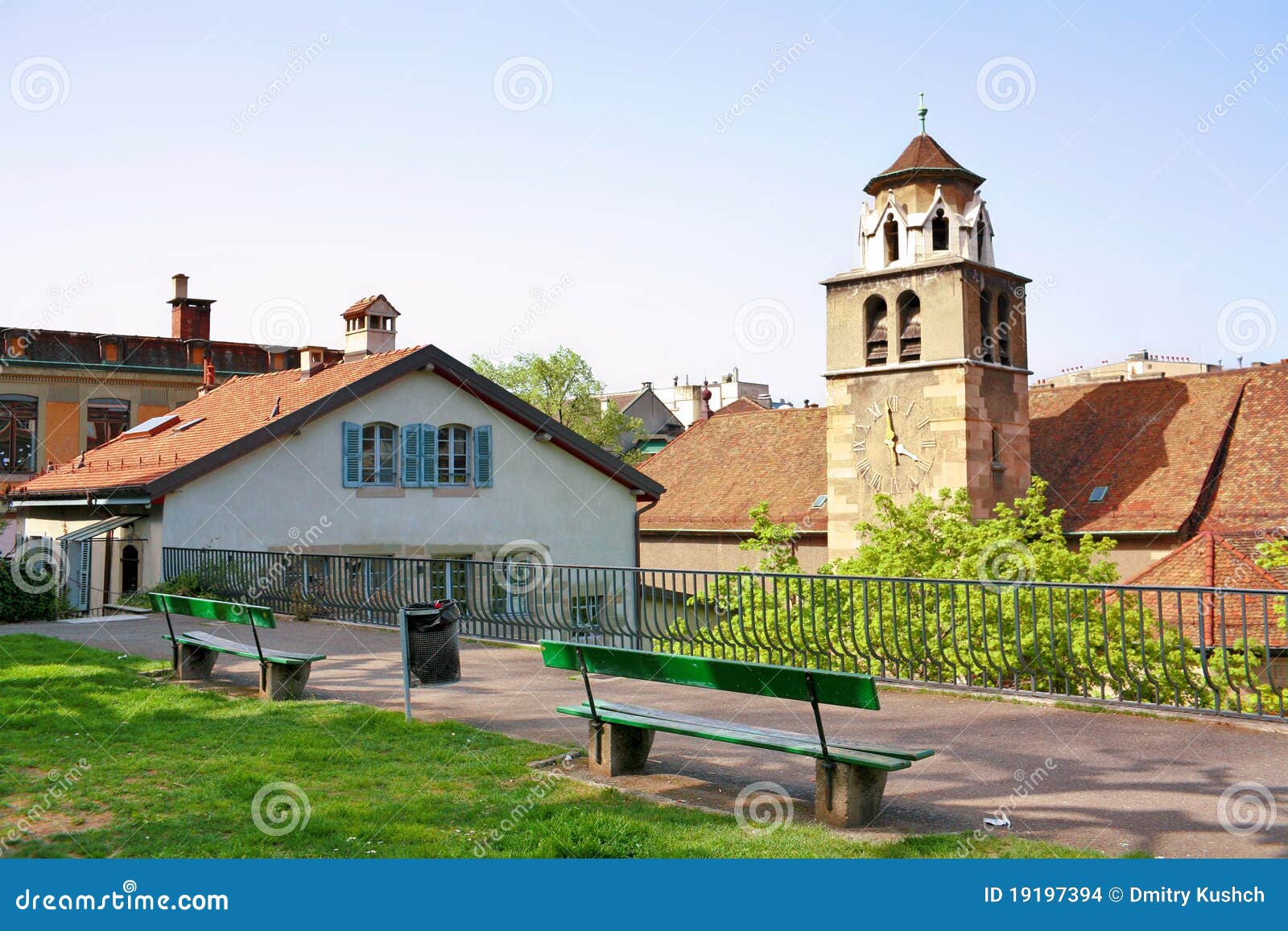 On the Street of the Old Geneva. Stock Photo - Image of geneve, scenic ...