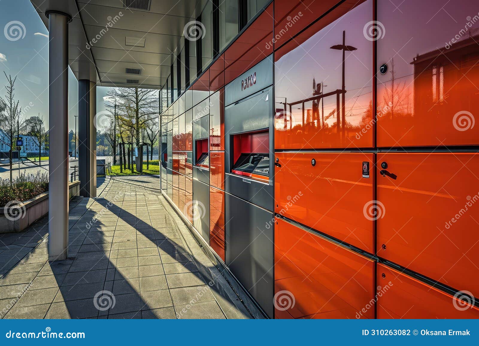 Street Parcel Locker, Self Post Box, Parcel Locker Box, Automatic ...