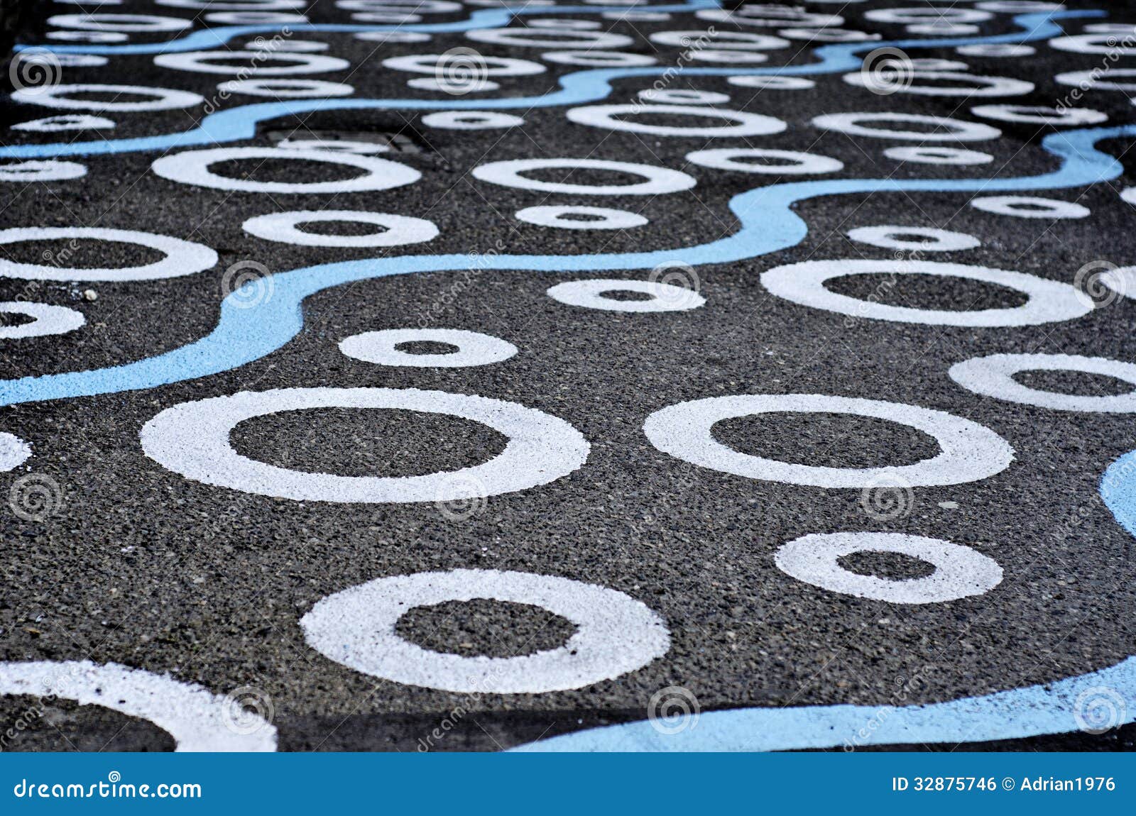 Street Patterns stock photo. Image of wavy, blue, paint - 32875746