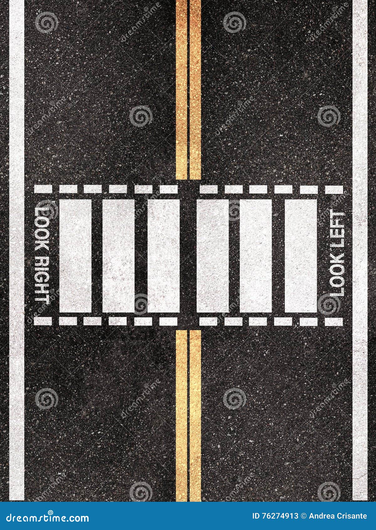 Street Pedestrian Crossing Pattern Stock Illustration - Illustration of ...