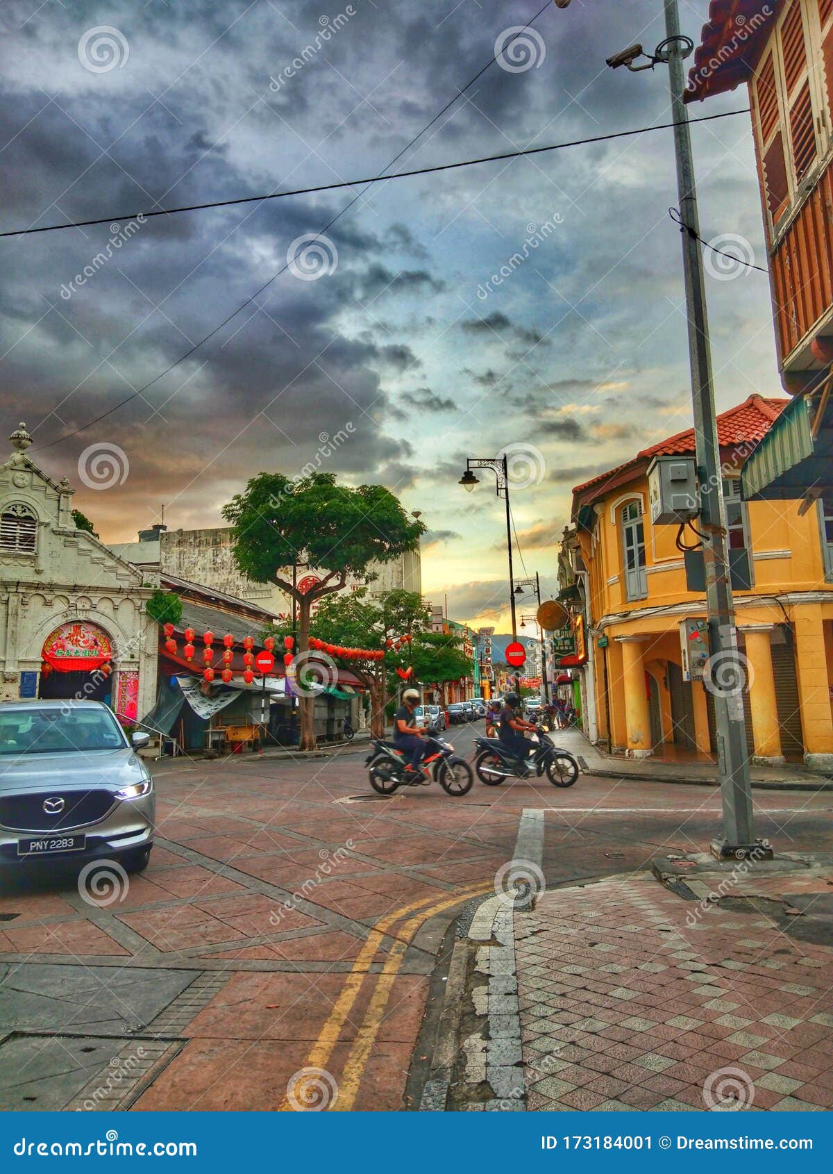 Street of Penang editorial photo. Image of penang, street - 173184001