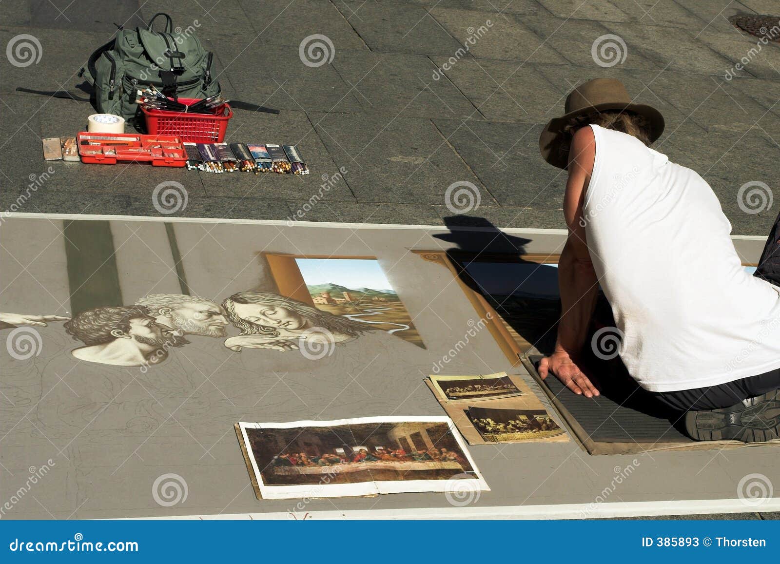 Street Performance Artist, Syd Editorial Stock Photo - Image of paint ...