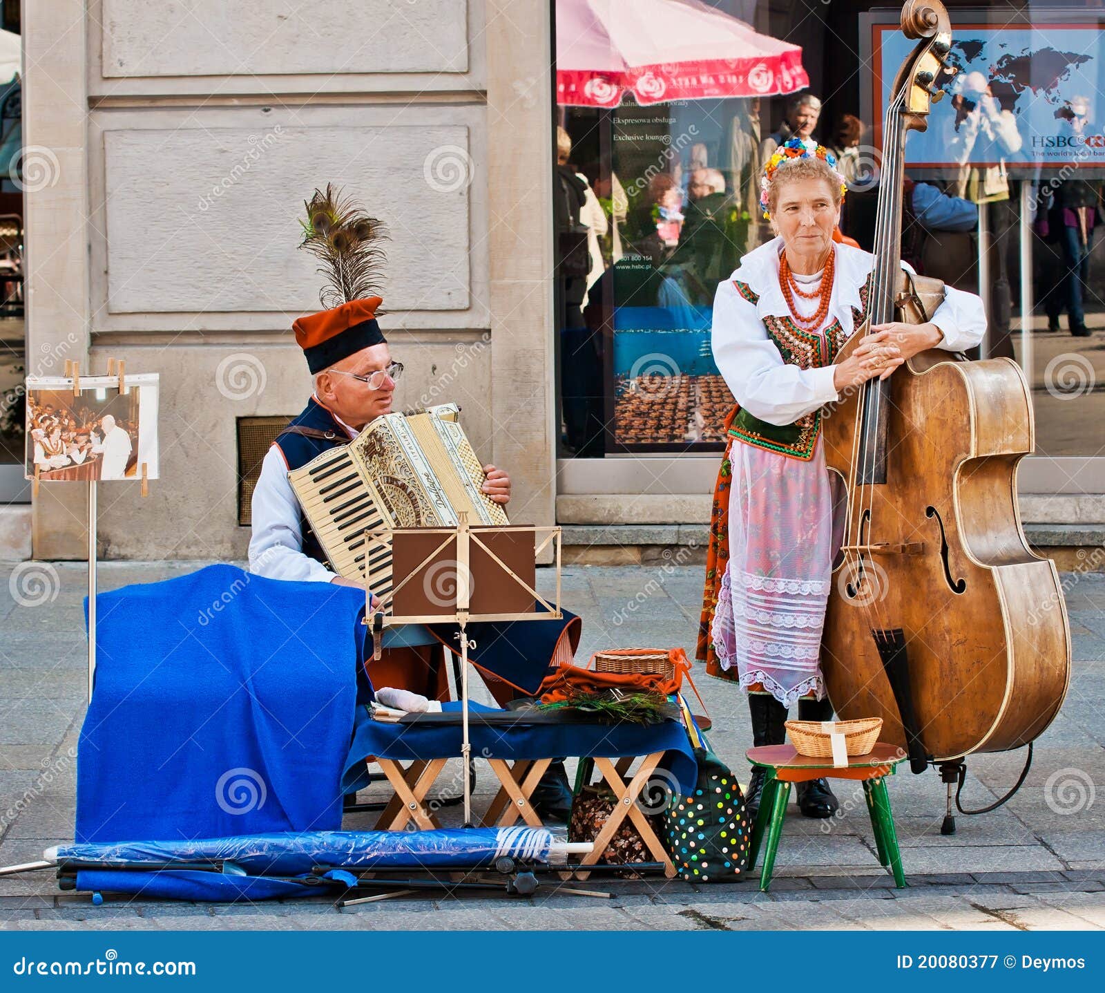 Street Performers in Krakow, Poland Editorial Photography - Image of ...