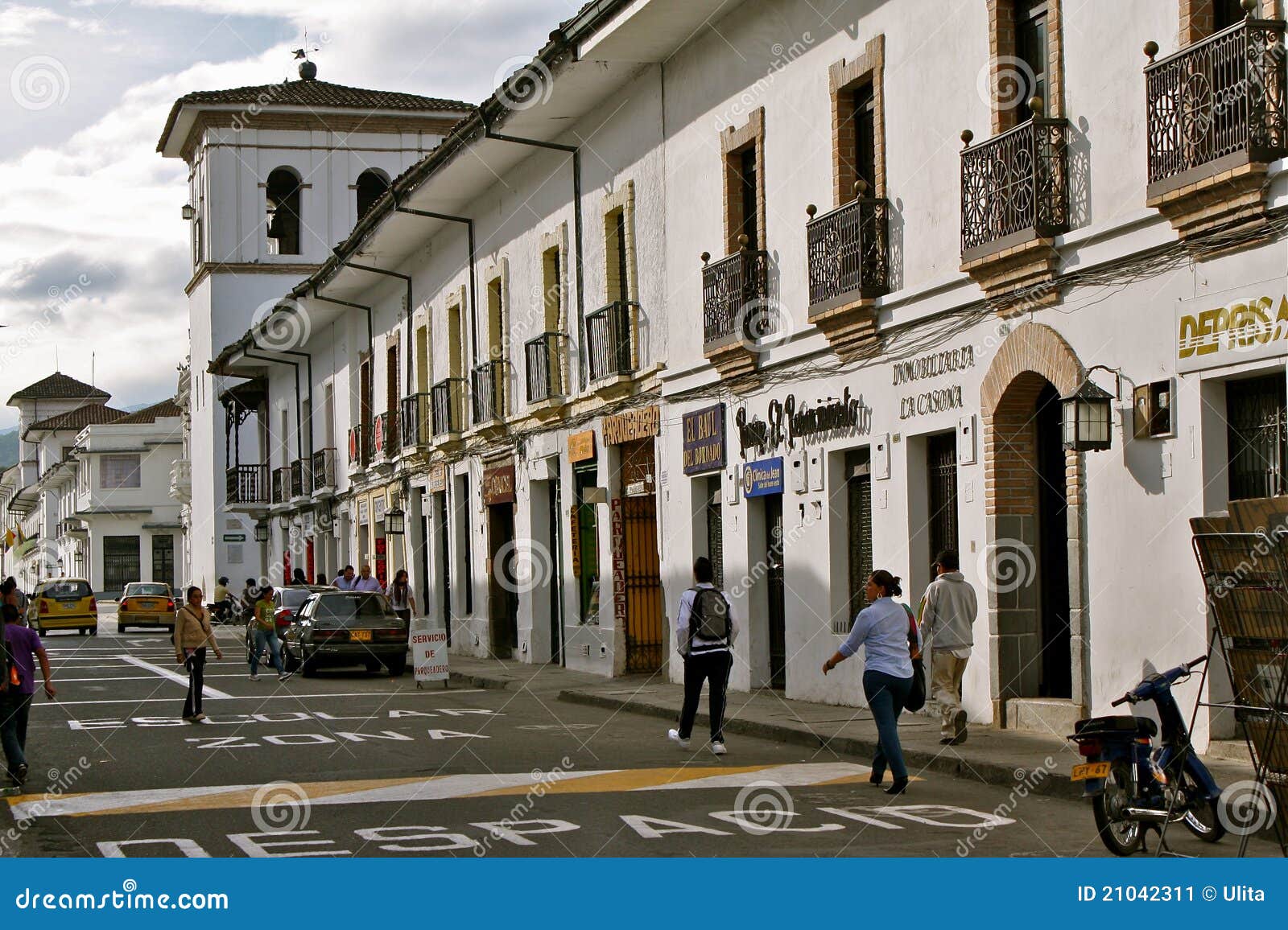 Street in PopayÃ¡n, Colombia Editorial Photo - Image of popayan ...