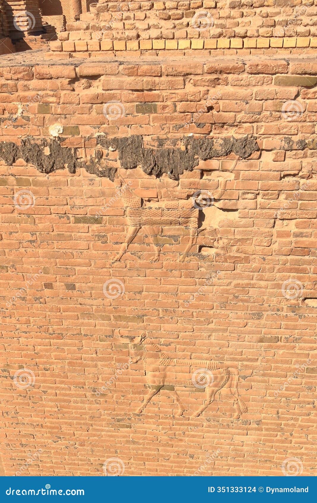Street of Procession in the Ancient City of Babylon, Iraq Stock Photo ...
